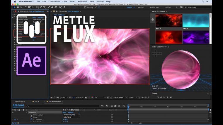 Mettle FLUX for After Effects and Premiere Pro | postproduction-tutorials.net