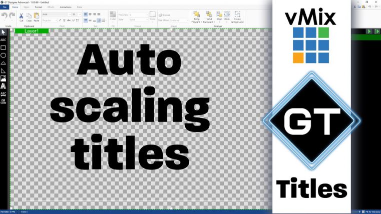 Auto Scaling Titles- How to use the Bounding feature in vMix GT. | postproduction-tutorials.net