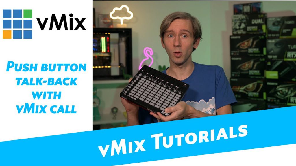 Creating a talk-back channel for vMix Call with shortcuts and controllers. | postproduction ...